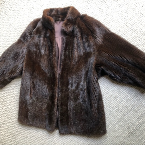 Jackets & Coats | Fur Is Back Stunning Vintage Fully Stranded Mink ...